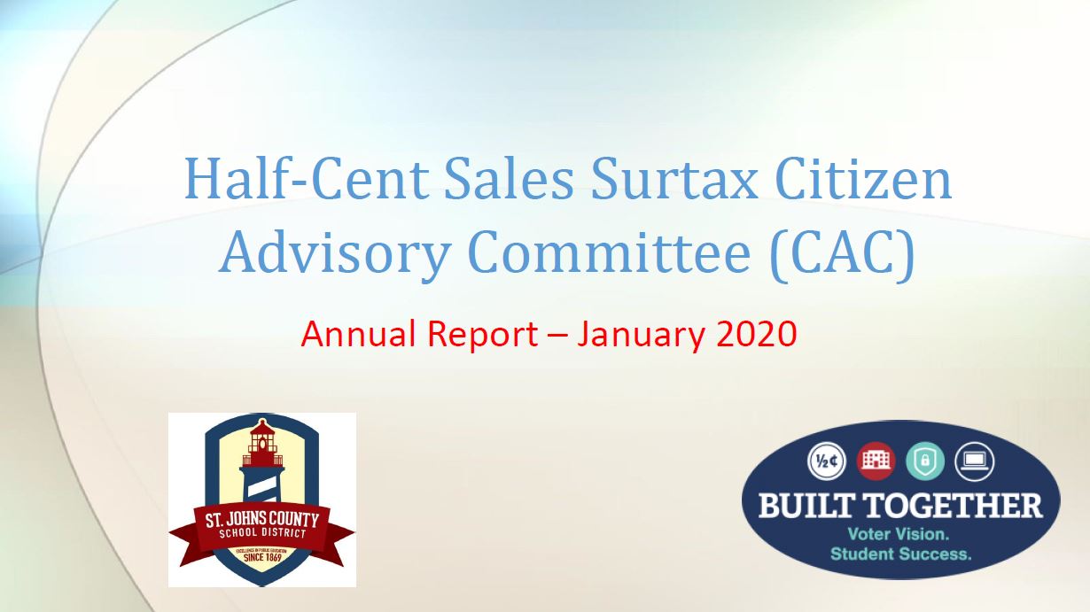 Half Cent Success – St. Johns County School District